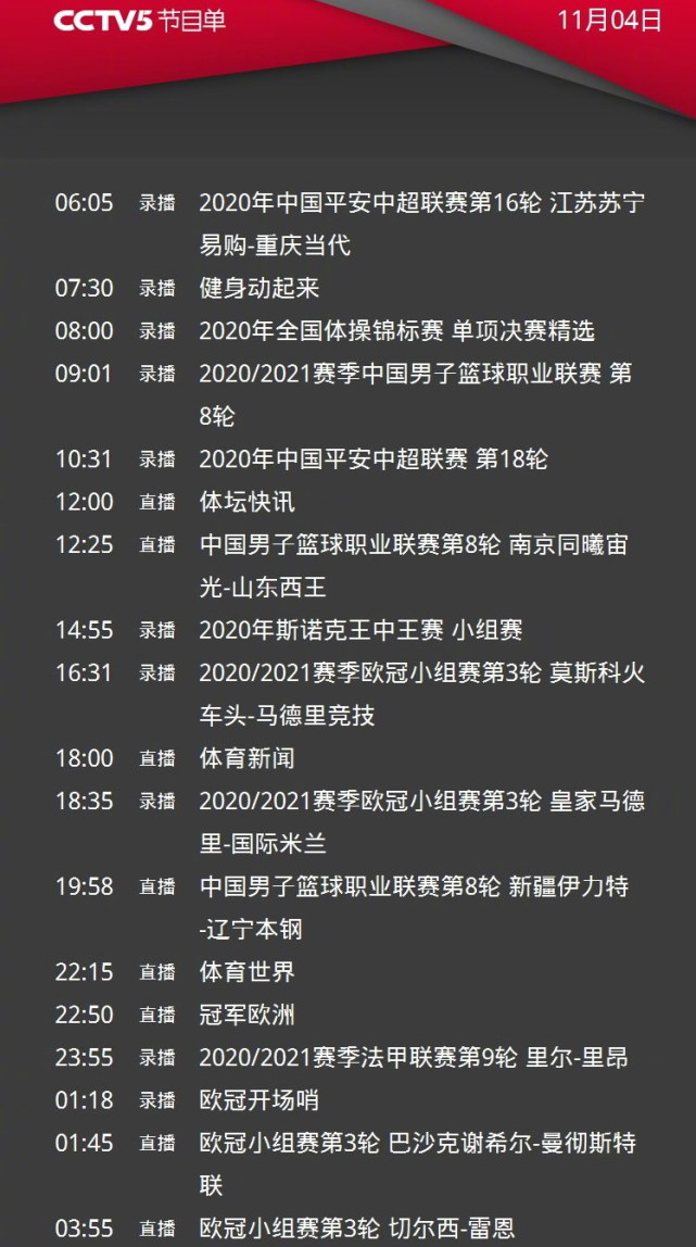 CCTV5直播辽篮VS新疆男篮＋曼联切尔西出战欧冠，央视共转3场CBA_腾讯新闻