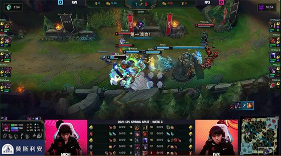 FPX 2：0 RW Lwx厄斐琉斯收获新赛季首个五杀_腾讯新闻