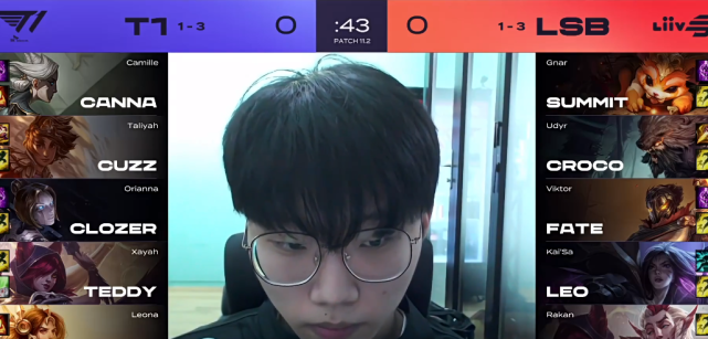 Cuzz旗开得胜？T1力克LSB拿到赛点_腾讯新闻