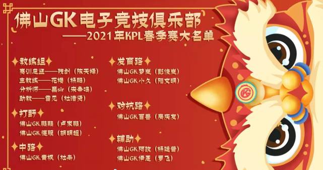 KPL新赛季大名单来了：LGD已正式官宣，变化不大！AG和QG值得期待_腾讯新闻