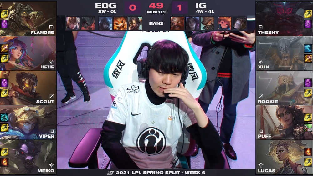 被Doinb说中了！IG爆冷横扫EDG Theshy立功_腾讯新闻