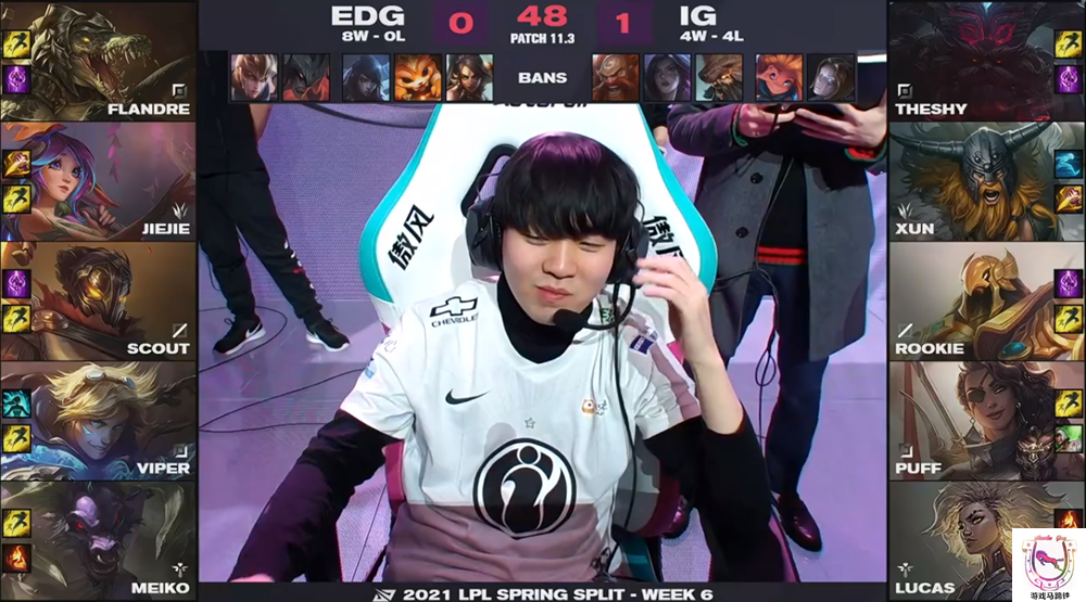 IG以2比0终结EDG不败8连胜！Puff脱鞋四杀超神翻盘_腾讯新闻
