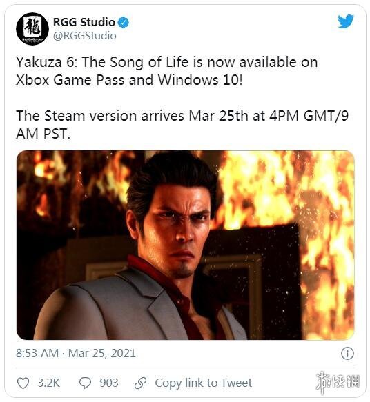 《如龙6》现已登陆XGP！PC已可玩到系列全部主线作品_腾讯新闻