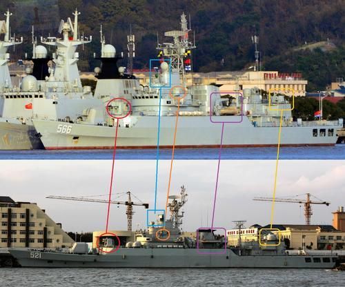 从053H3型用630近防炮取代双37高炮，看近防炮对舰艇末端防御作用_腾讯新闻