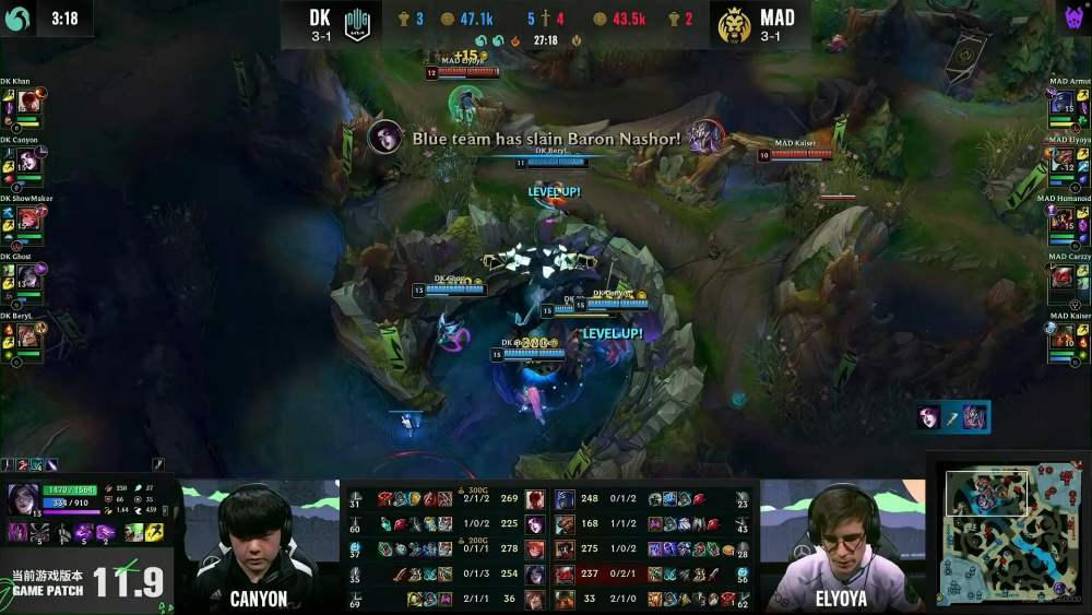 DK要认真了？成绩追上RNG后Canyon霸气喊话C9_腾讯新闻