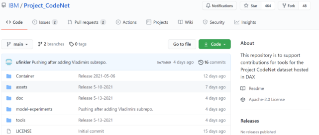 IBM开源了5亿行代码数据集，里面最多的编程语言却不是Python_腾讯新闻