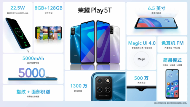 荣耀Play5正式发布：支持66W超级快充 售价2099元起_腾讯新闻