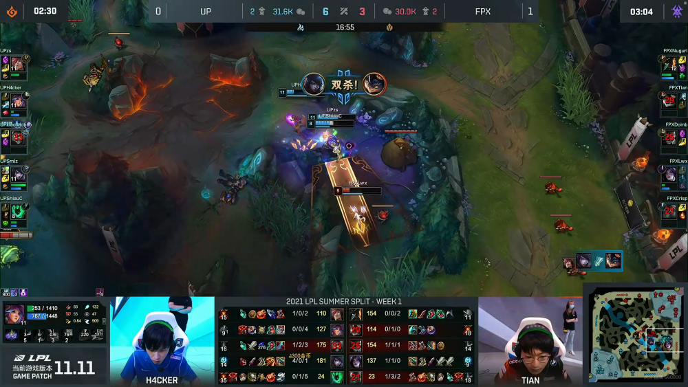 Smlz强势回归！碾压FPX打出超神战绩_腾讯新闻