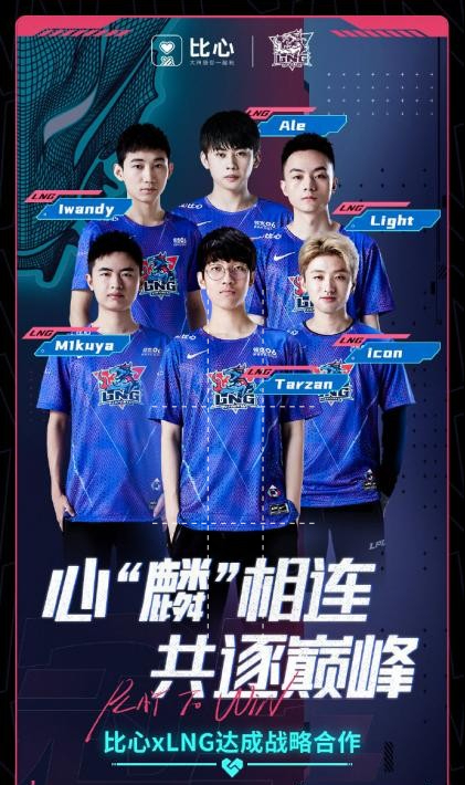 LNG夏季赛喜获冠军BUFF？与比心官宣合作，成其第六支LPL签约战队_腾讯新闻