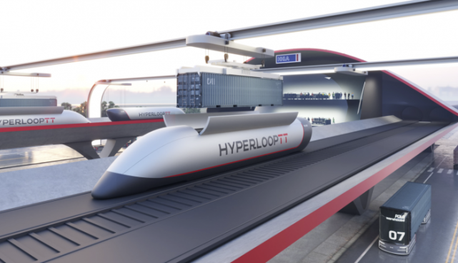 设想中的Hyperloop超级港口将以跨音速的速度发送集装箱_腾讯新闻