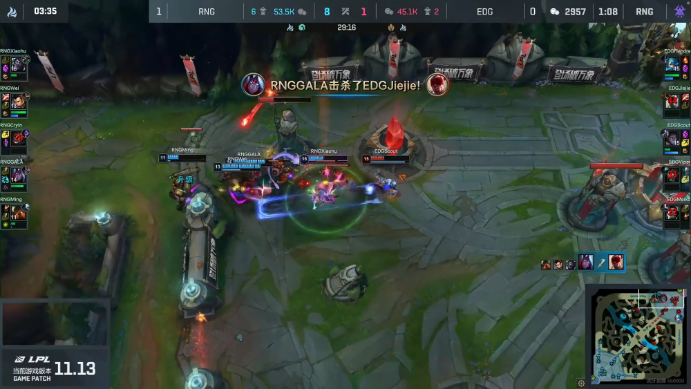 RNG横扫EDG完成救赎！Ming赛后表示：RNG并非版本队_腾讯新闻