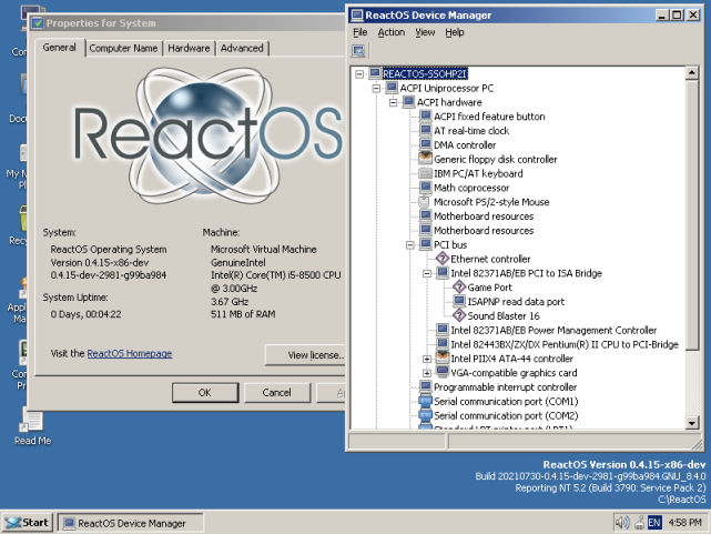 ReactOS 上半年工作回顾，更稳定的 amd64 版本_腾讯新闻