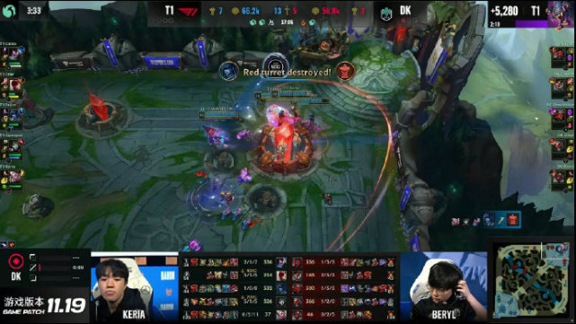 DK在S11首败诞生了！T1祭出亚索，Faker完美克制ShowMaker_腾讯新闻