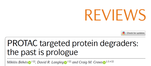 一切过往，皆为序章！Nature深度综述展望PROTAC四大发展方向_腾讯新闻