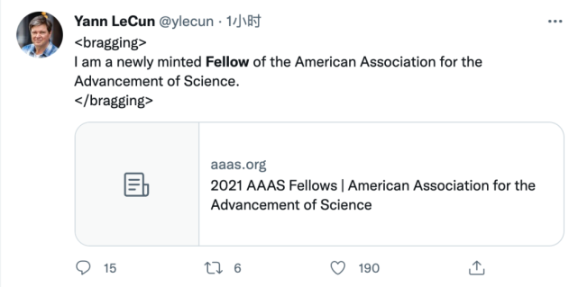 2021 AAAS Fellow出炉，图灵奖得主Yann LeCun、联想芮勇入选_腾讯新闻