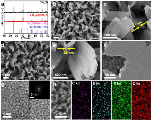 孙旭平团队Angew：负载碳化硼的 TiO2 纳米阵列，助力NO电催化还原！_腾讯新闻
