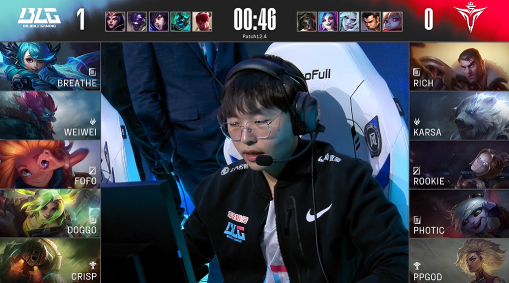V5关键局击败BLG，Rookie赶超Uzi获封击杀王，Uzi替补出战_腾讯新闻