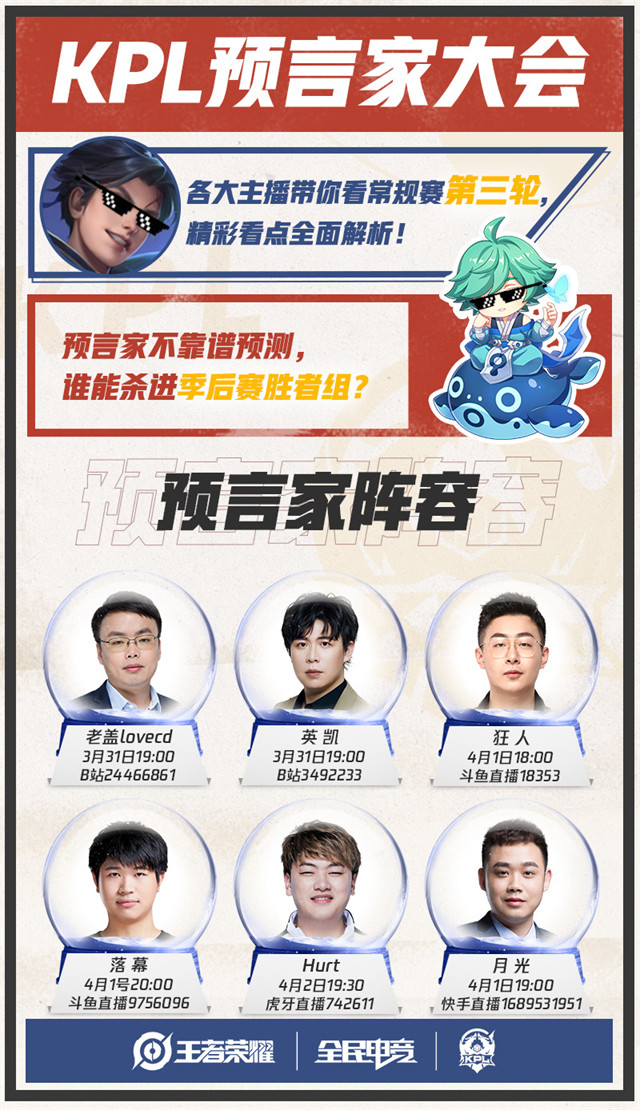 全力冲刺！2022KPL春季赛常规赛第三轮4月2日精彩开启_腾讯新闻