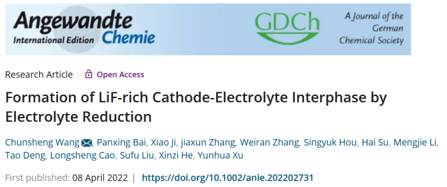 王春生Angew：电解液如何形成富LiF的正极CEI策略？_腾讯新闻
