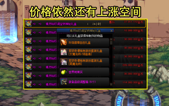 DNF：五一礼包道具价格一览！时装礼盒1800W，至尊装扮仅需2.2E_腾讯新闻