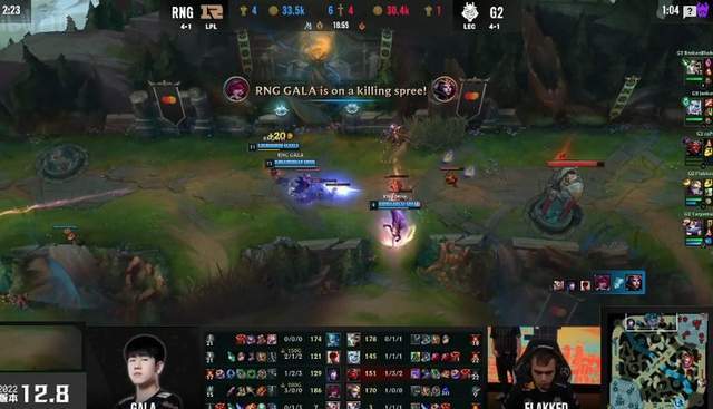 G2乐极生悲遭两连败，Gala成国外玩家偶像，RNG越战越勇冲击冠军_腾讯新闻