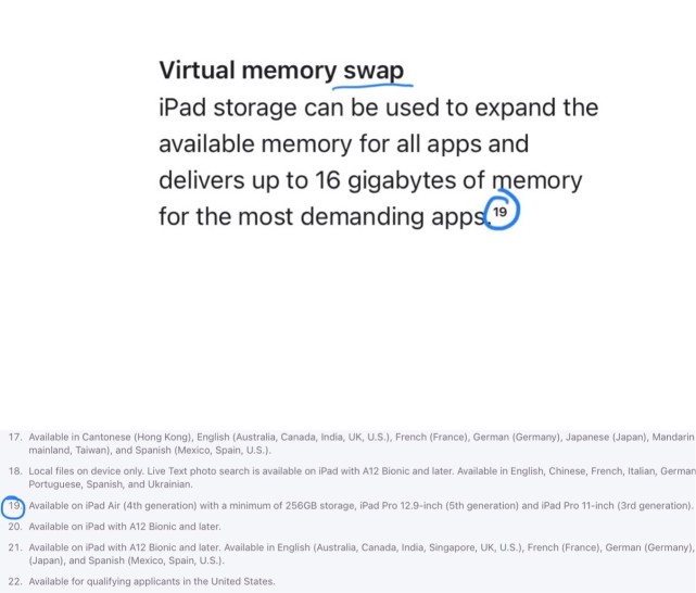 iPadOS 16虚拟内存交换功能仅支持M1 iPad Pro/Air_腾讯新闻
