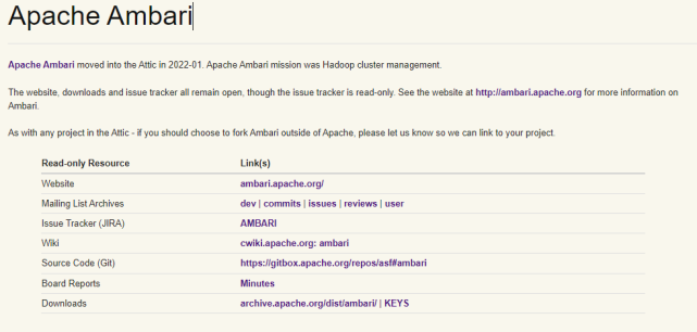 复活啦！退役的 Apache Ambari 项目又重新启动_腾讯新闻