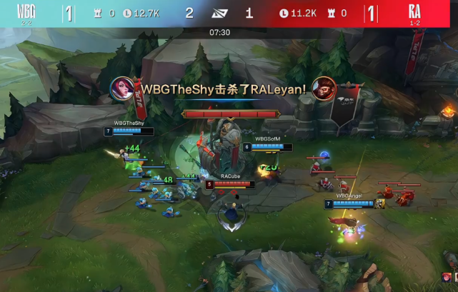LPL夏季赛：the shy剑姬单带到底，WBG 2：1 RA_腾讯新闻
