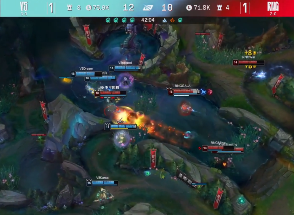 LPL夏季赛“最精彩比赛”诞生！RNG1：2爆冷不敌V5，小虎失误严重_腾讯新闻