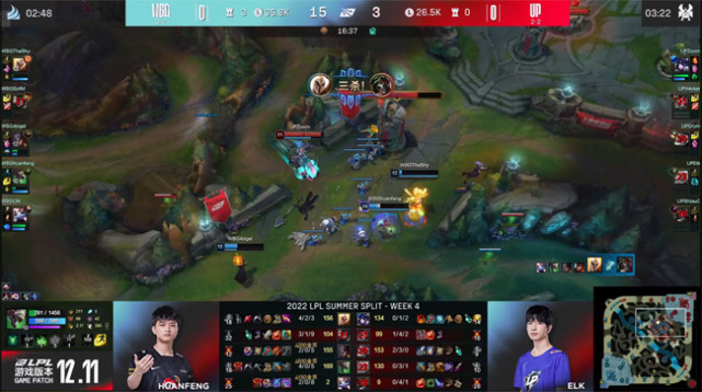 WBG 2-0 UP huanfeng超神老鼠射穿峡谷_腾讯新闻