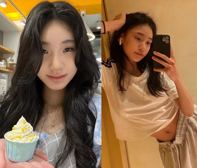 小s二女儿近照曝光！穿吊带烫大波浪不似15岁，五官立体酷似大s腾讯新闻