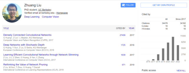 DenseNet共一、CVPR 2017最佳论文得主刘壮博士论文，从另一视角看神经网络架构_腾讯新闻