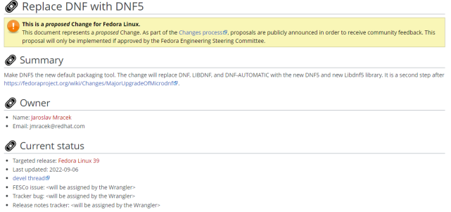 Fedora 39 将使用 DNF5 作为默认打包工具_腾讯新闻