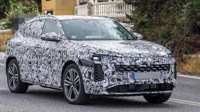 疑似2023款“奥迪Q5”曝光！提供全新外观设计，新增1.5T引擎_腾讯新闻