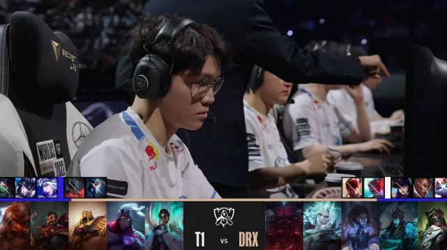 Pyosik连续丢龙！T1双杀DRX斩获赛点，Deft神情落寞_腾讯新闻