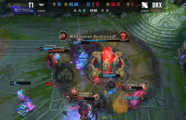 Pyosik连续丢龙！T1双杀DRX斩获赛点，Deft神情落寞_腾讯新闻