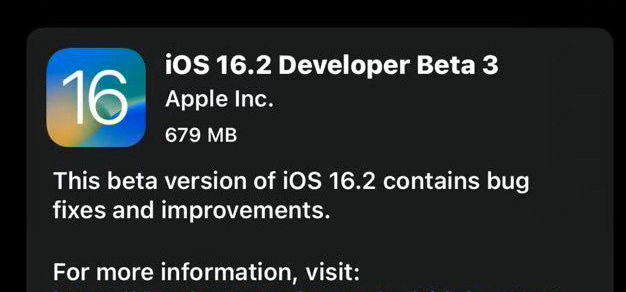iOS16.2新版本推送有679MB，iPhone14增加两大新功能_腾讯新闻