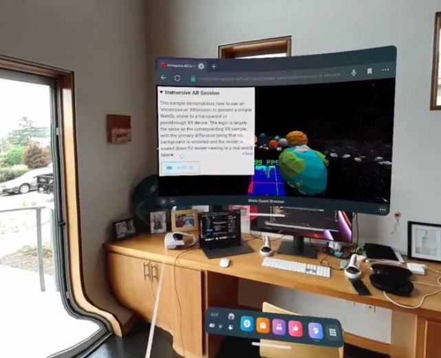 Quest Browser浏览器正式支持WebXR混合现实体验_腾讯新闻