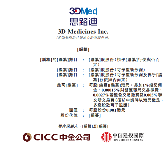 思路迪 3DMed，通过港交所聆讯，或很快香港IPO上市_腾讯新闻