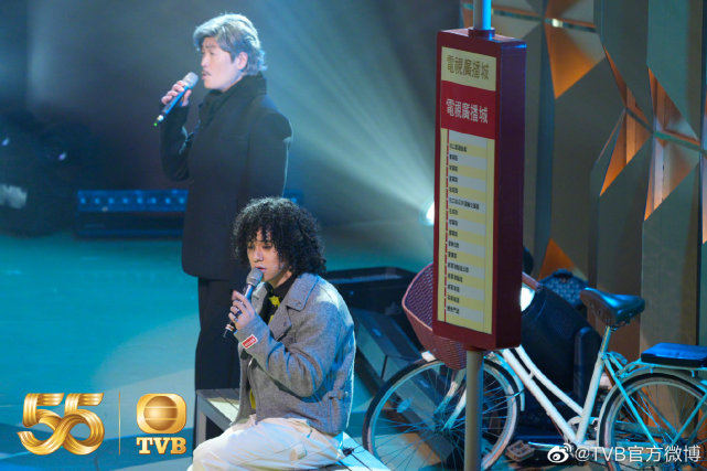TVB55周年台庆晚会：王祖蓝重现《声生不息》名场面，郭富城唱跳三首歌_腾讯新闻