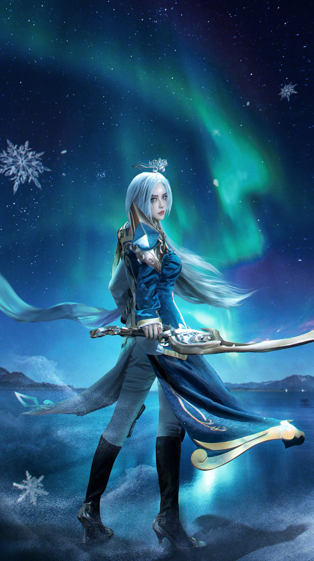 LPL女解说Rita本色出演！Cos北极星黛安娜！真女神下凡_腾讯新闻