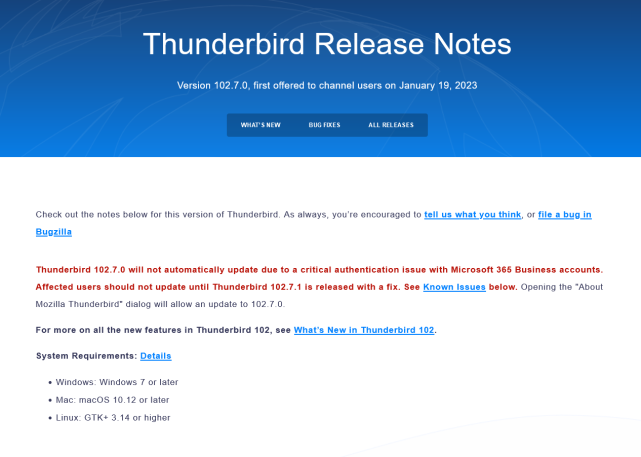 Thunderbird 102.7.0更新发布_腾讯新闻