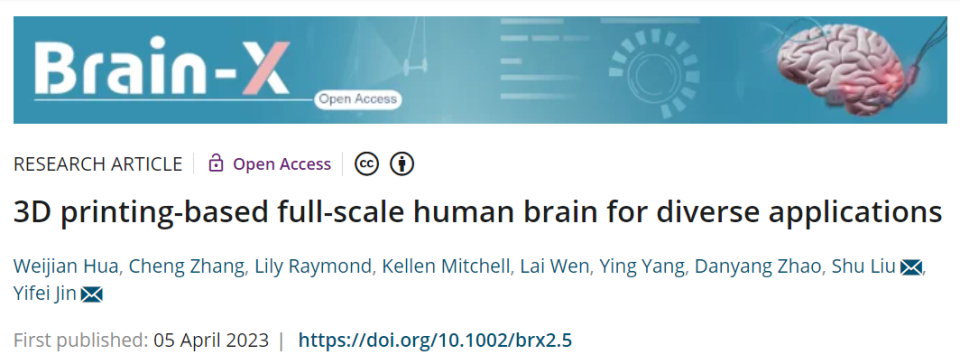 Brain-X：3D打印全尺寸人脑模型及临床应用前景_腾讯新闻