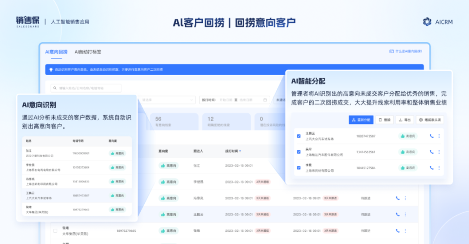 AIGC＋CRM，销售保AICRM带你进入智能销售新时代！_腾讯新闻