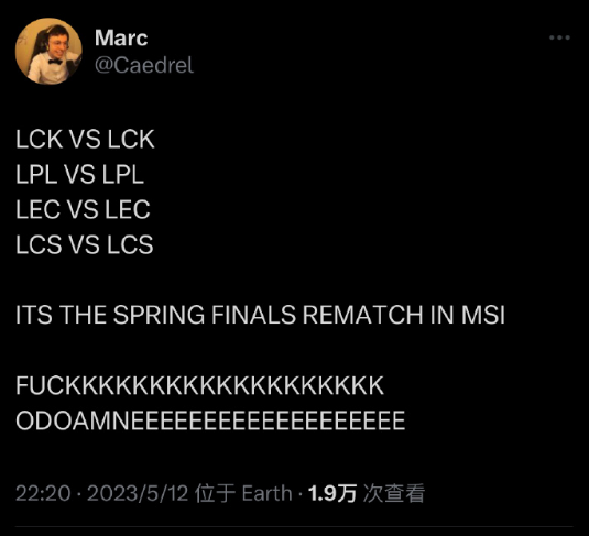 JDG横扫GG：四大赛区真的重演春决了；Bin韩文流采访：赛前很多人不看好我们，我觉得这有点搞笑；C9与BLG粉丝场下火爆对吼