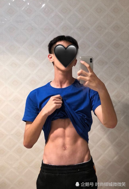学生腹肌普通男生腹肌图片 随意云
