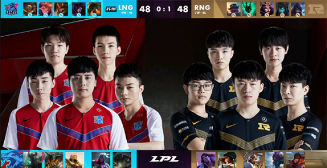 RNG 2：0 LNG 双C先后斩获四杀 RNG击败LNG_腾讯新闻