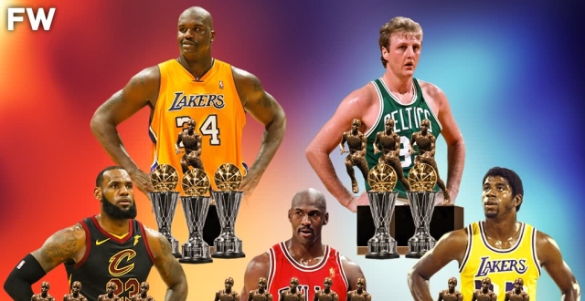 MVP＋FMVP总和榜前十：5冠科比无缘，詹姆斯杀入前三，榜首无悬念_腾讯新闻