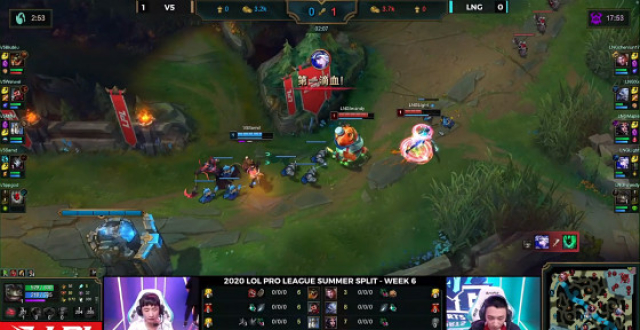 V5 2：0 LNG ppgod锤石预判Q命中Maple妖姬_腾讯新闻