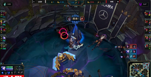 LGD 3：1 WE Xiye塞拉斯化身龙坑战神砍下四杀_腾讯新闻